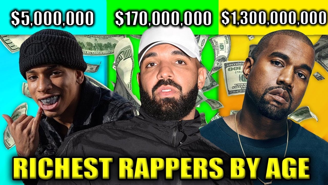 RICHEST RAPPERS BY AGE 2020 ( 13 - 55 ) | Certified BOOTLEG