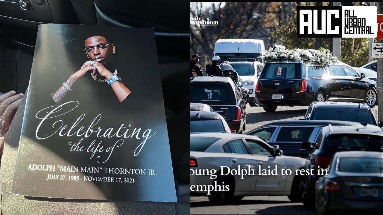 Young Dolph's Funeral Service Casket Takes Final Ride Through Memphis ...