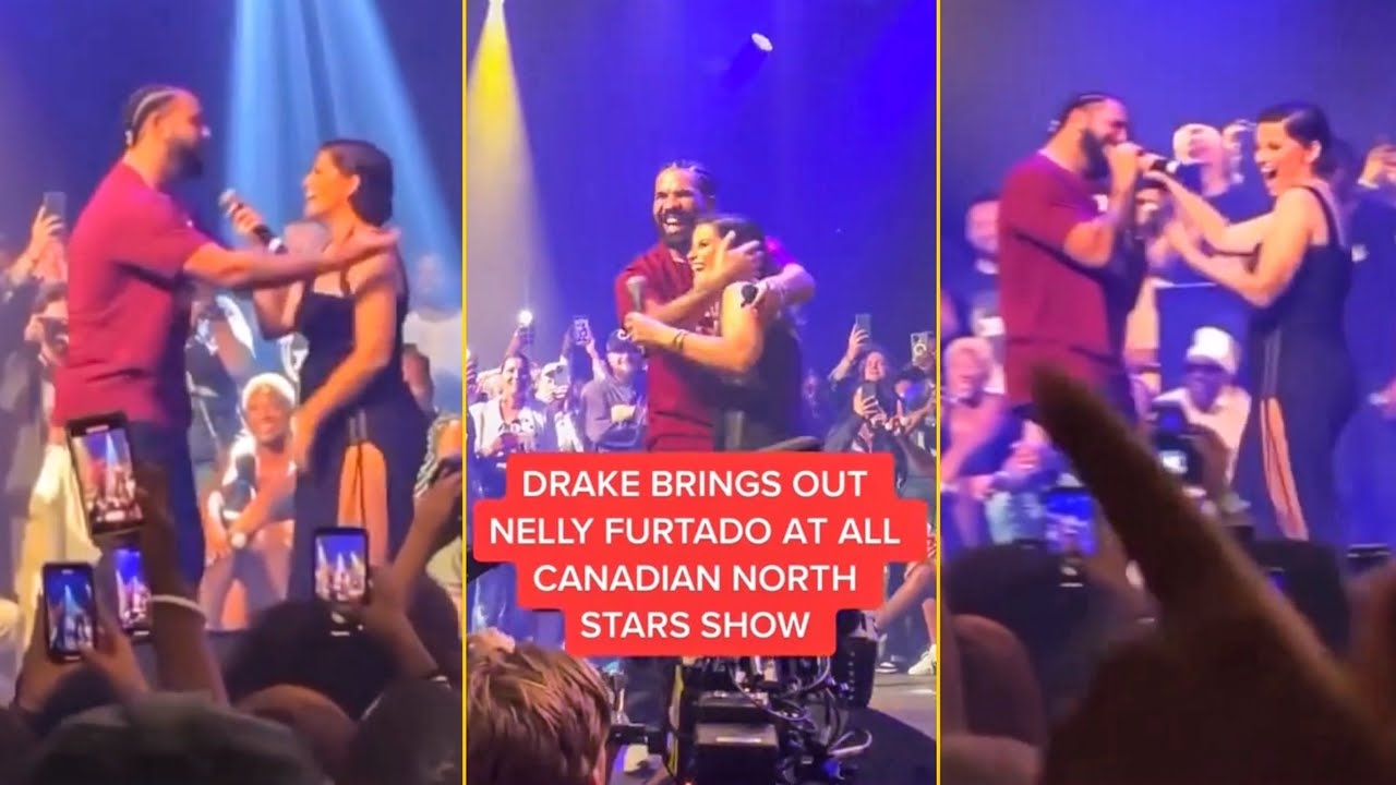 Drake Flirting With Nelly Furtado On The Stage And Performing ‘I’m Like ...