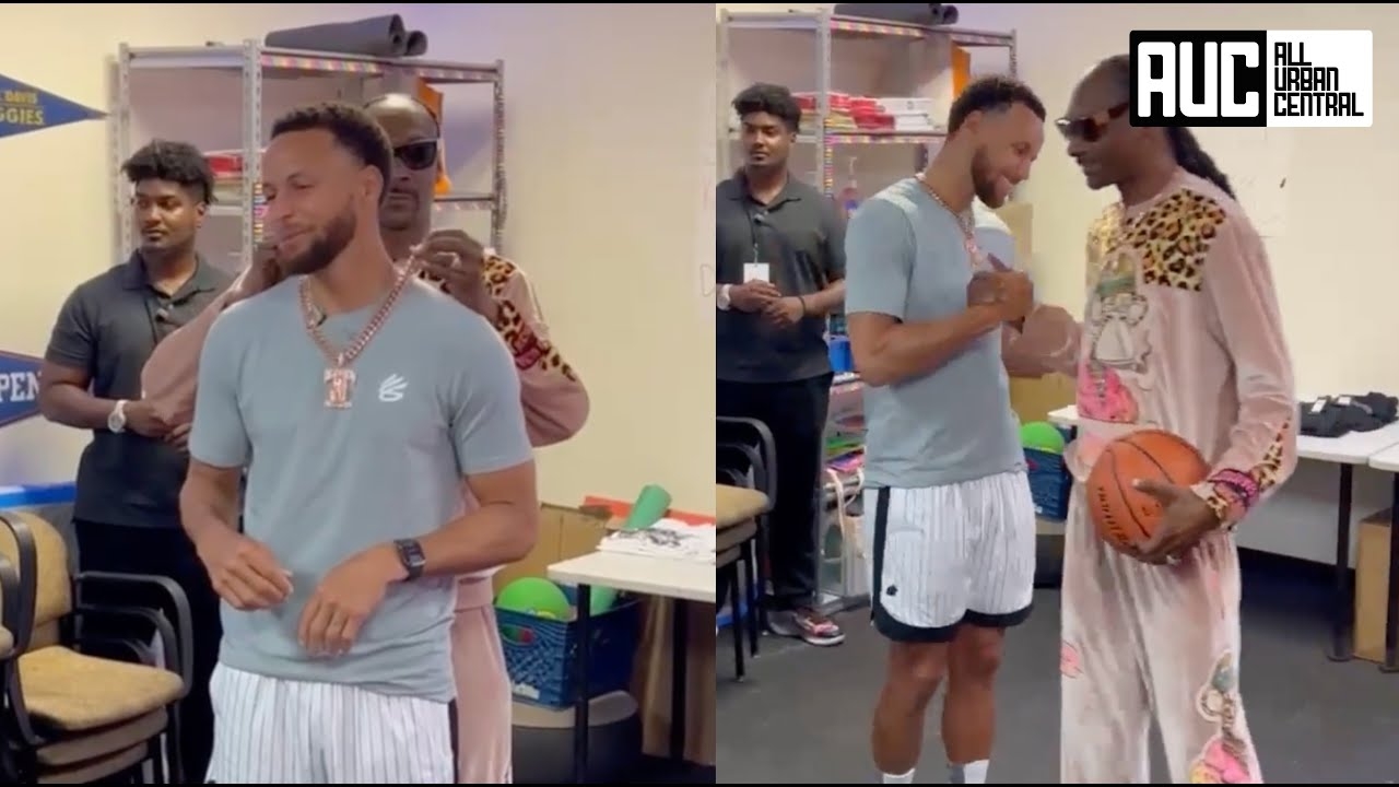 Steph Curry Speechless After Snoop Dogg Blesses Him With A $100K Death ...