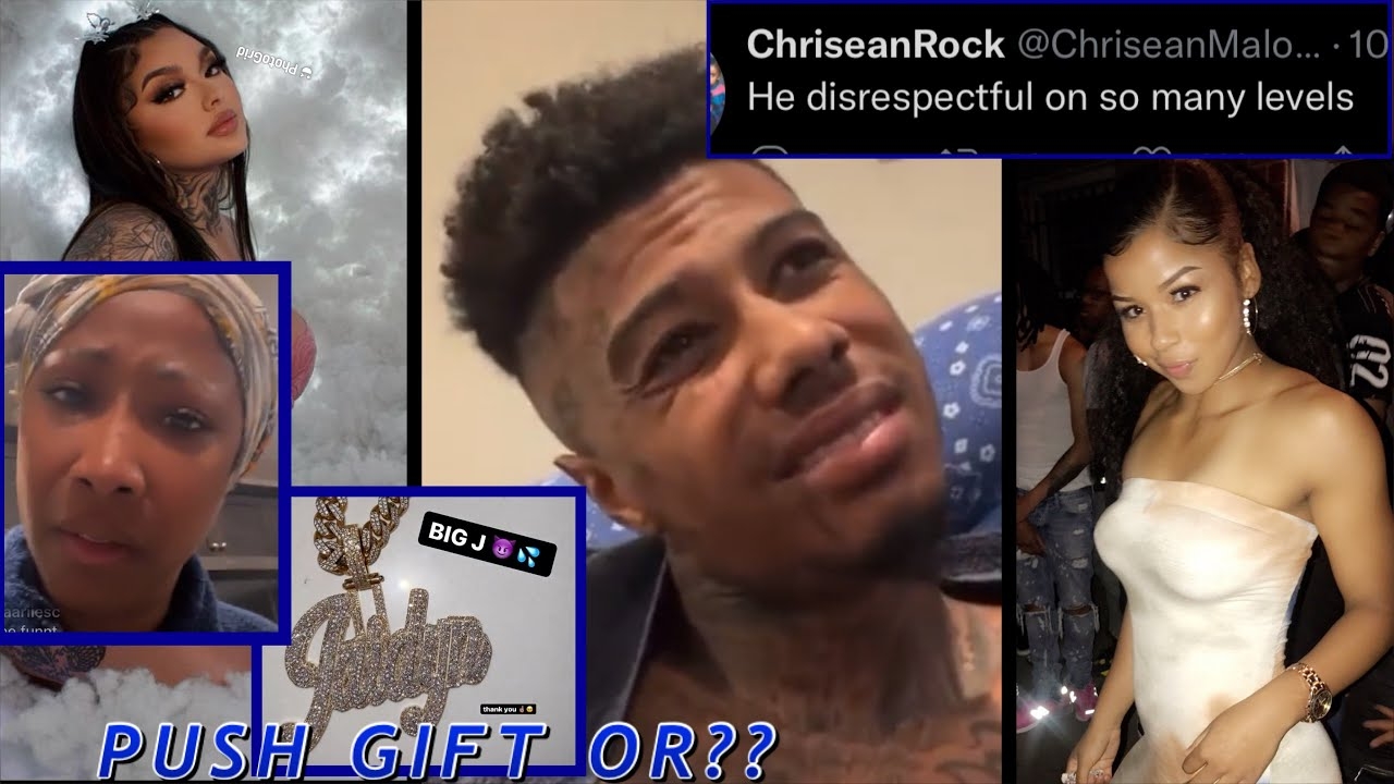 CHRISEANROCK REACTS TO BLUEFACE GIFTING HIS BM A CHAIN & BLUEFACE’S MOM ...