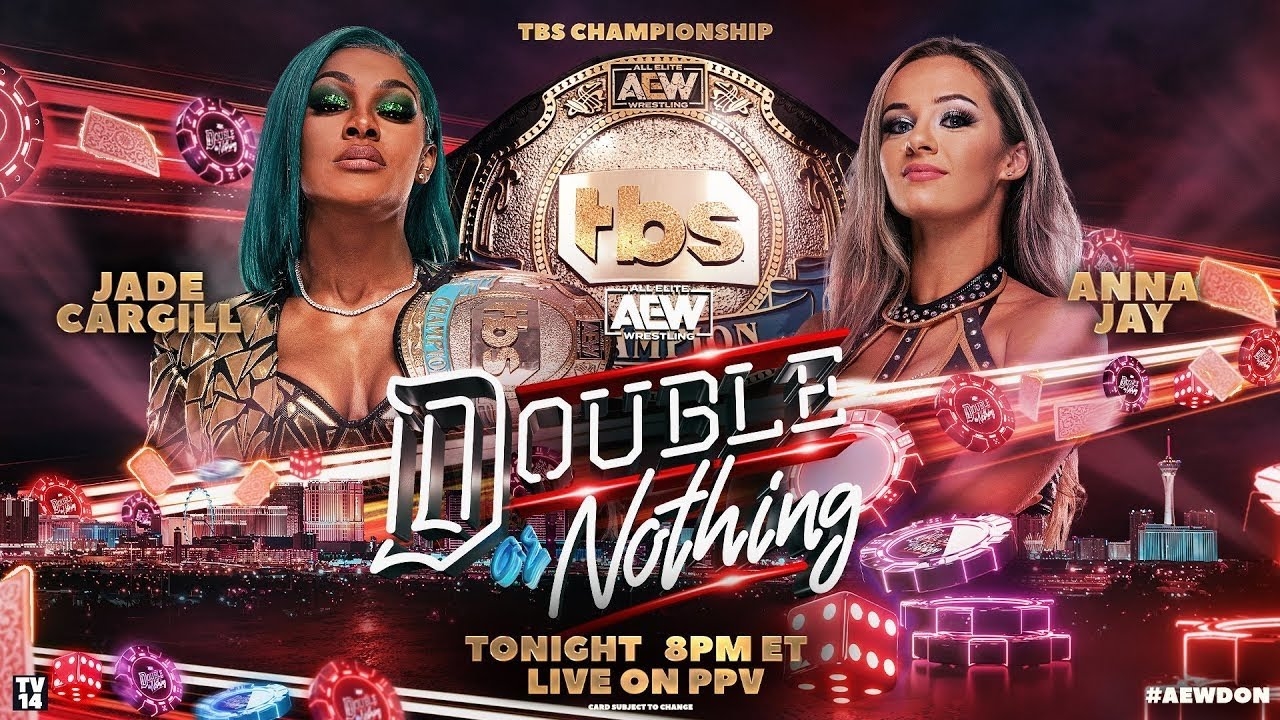 Jade Cargill vs Anna Jay - TBS Championship Match (AEW Double or Nothing 2022) | Certified BOOTLEG