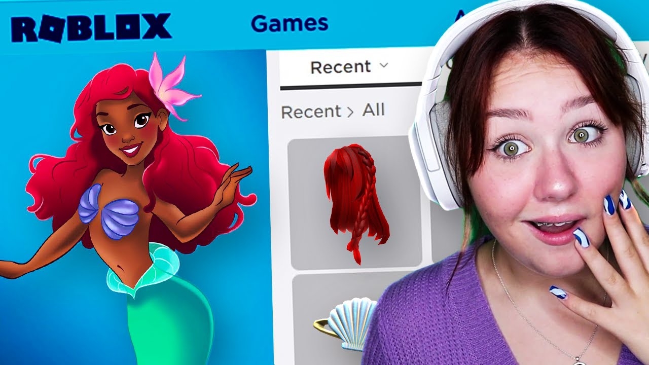 MAKING ARIEL THE LITTLE MERMAID A ROBLOX ACCOUNT!! | Certified BOOTLEG
