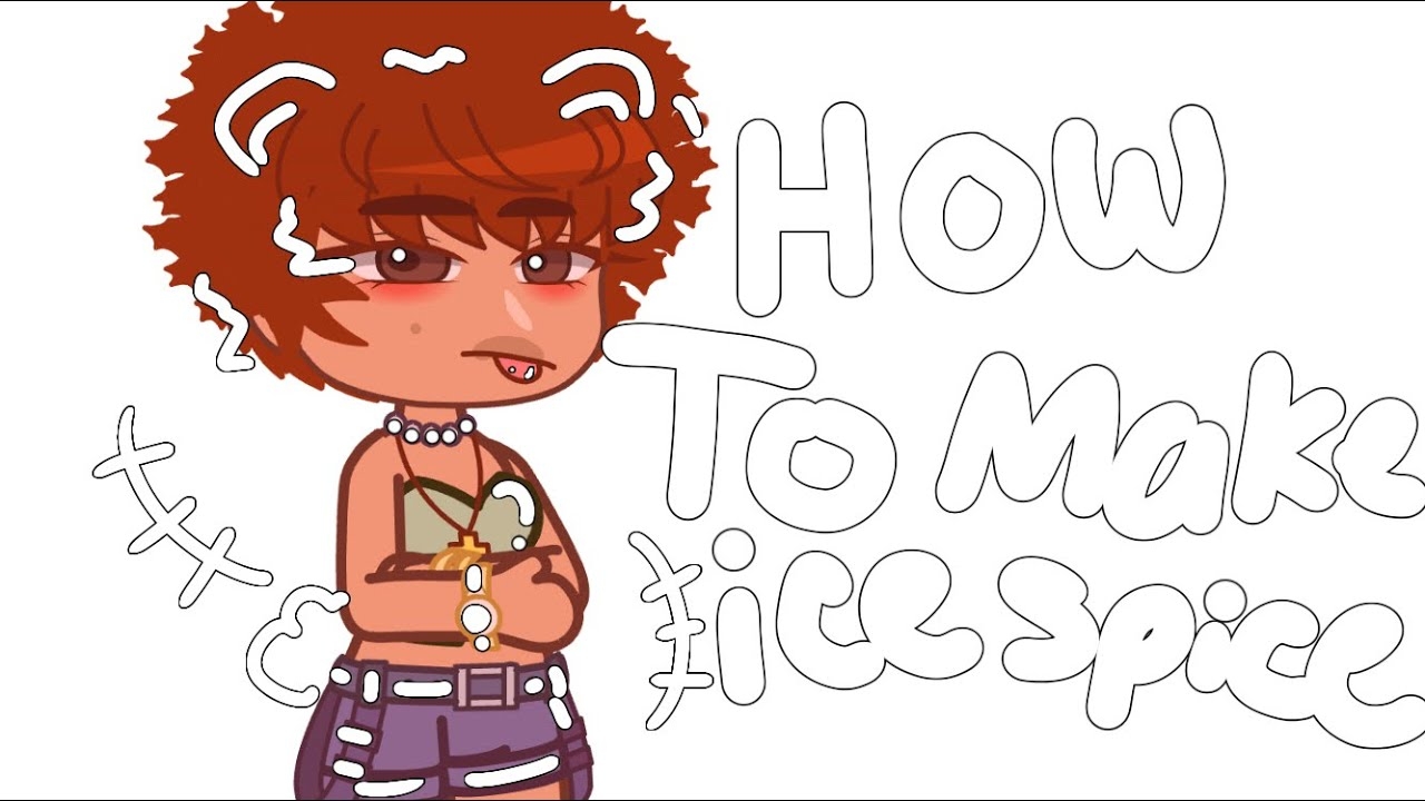 How to make ice spice in gacha club //gacha//ice spice//offline code in ...