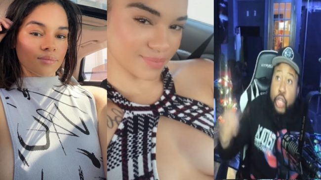 Destani returns! DJ Akademiks calls Destani and speaks on her having 3 ...