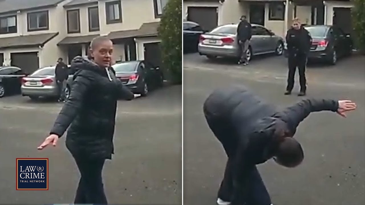 Bodycam Woman Nearly Falls During Sobriety Test Gets Arrested For Dui