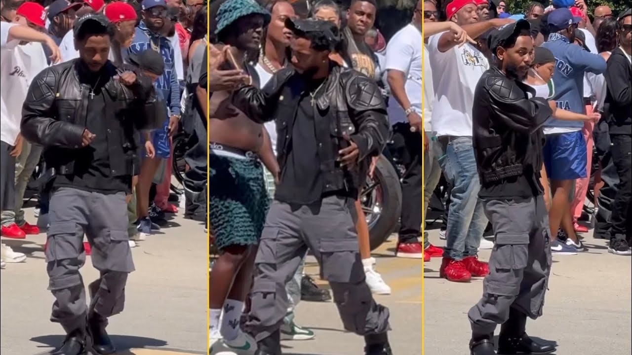 Kendrick Lamar Shooting Music Video ‘Not Like Us’ In Compton With Yg, Dj Mustard, Jay Rock ...
