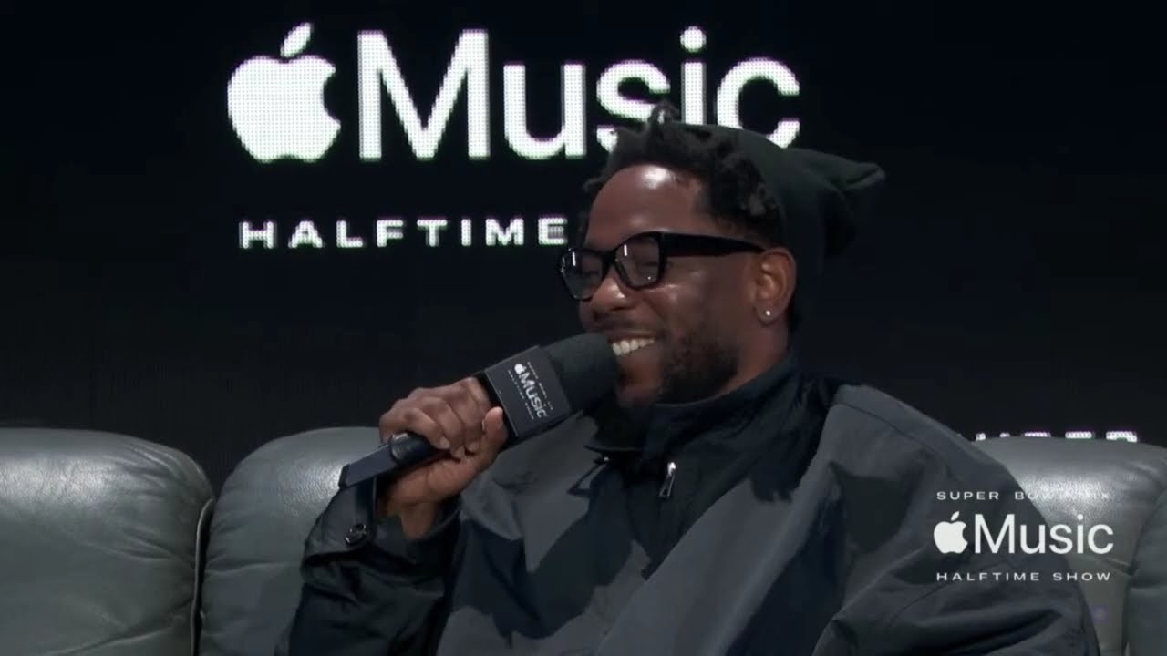 Kendrick Lamar - FULL SUPER BOWL LIX Halftime Show Interview by Apple ...