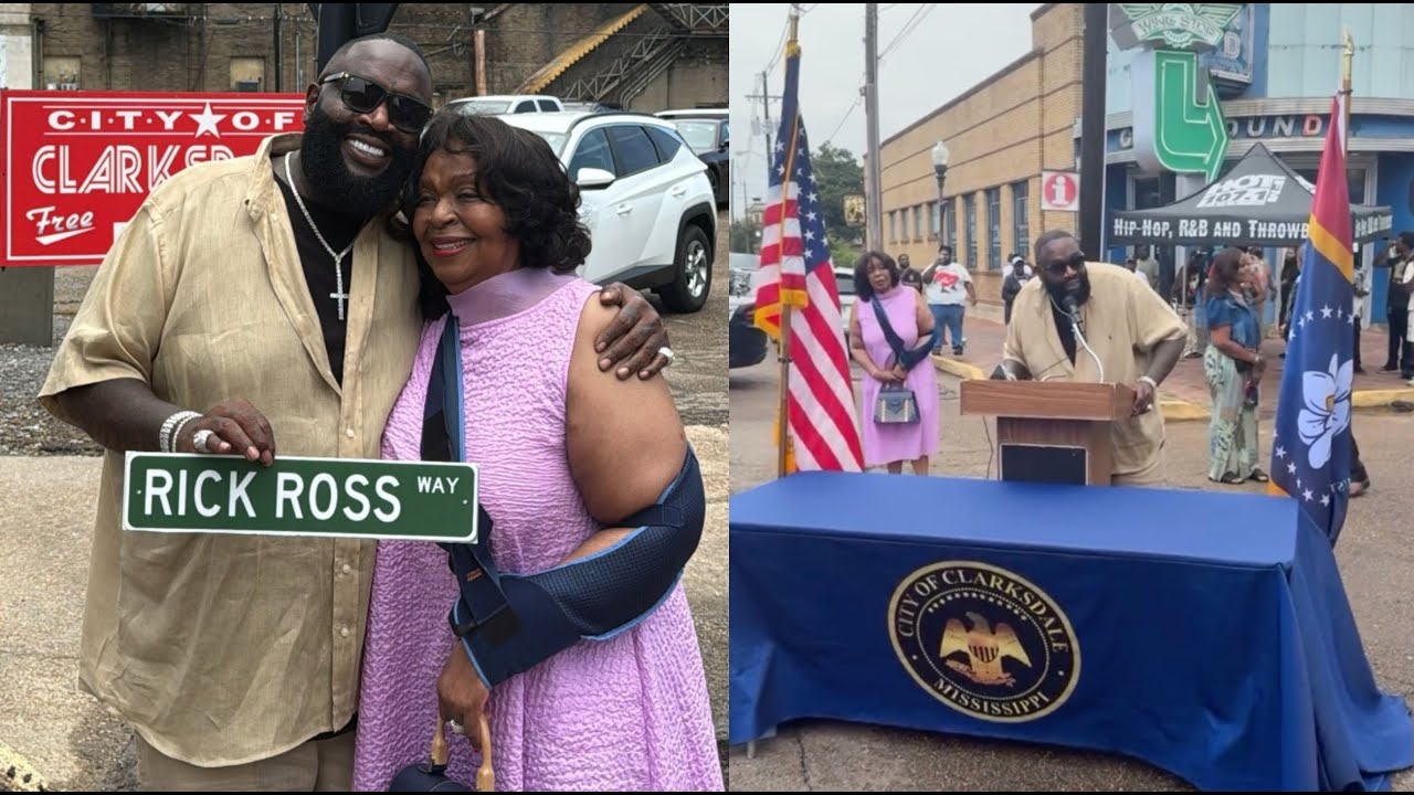 Rick Ross Gets Street Named After Him Across From His Wingstop In The ...